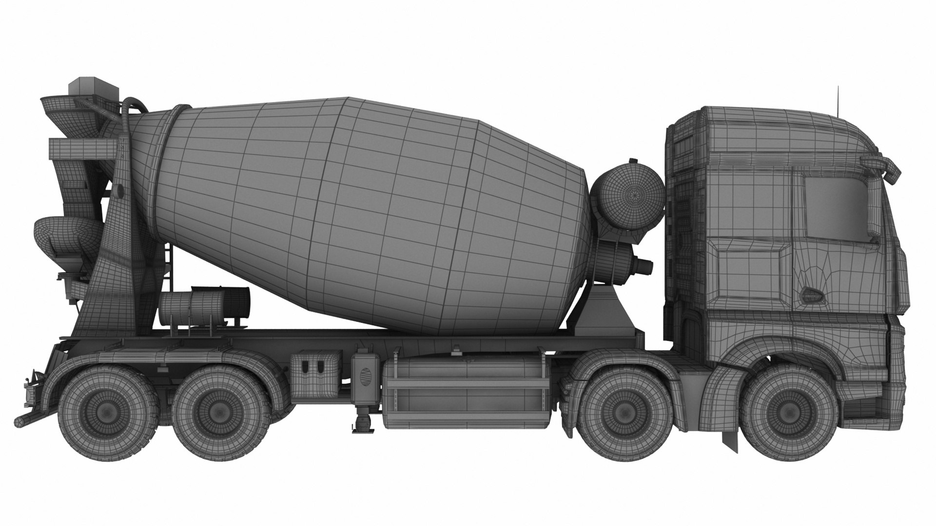Dumper And Cement Mixer Truck Collection 3D - TurboSquid 1819927