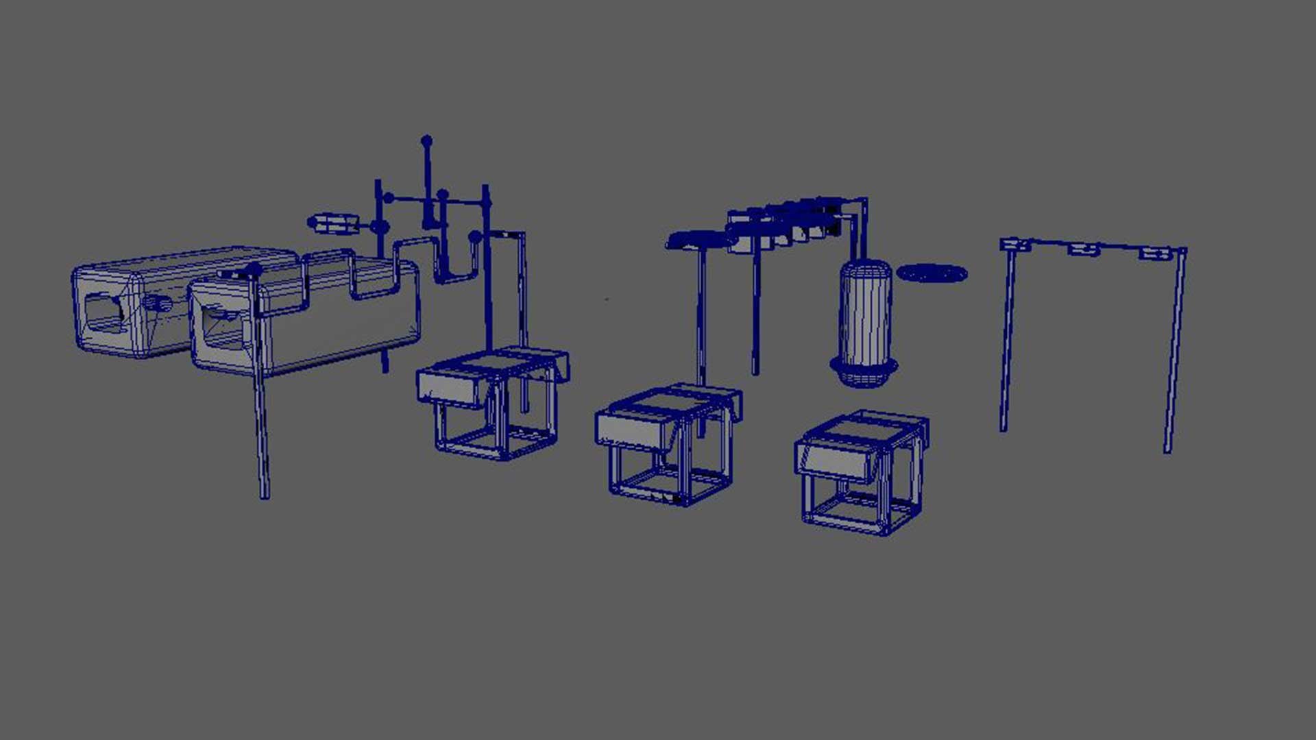 3D Wipeout Animated Obstacles Pack 3D Model Model - TurboSquid 2127923