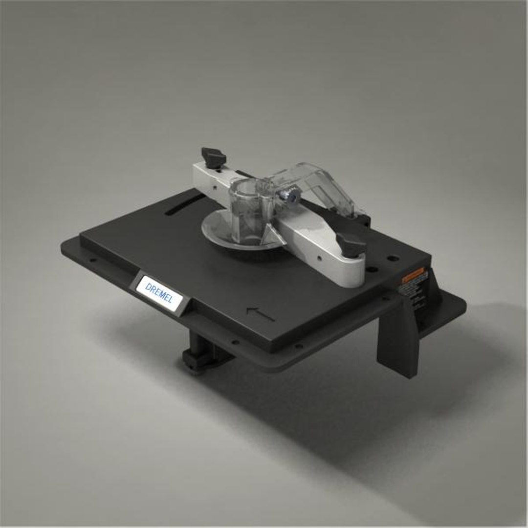 3ds Max Dremel Shaper-router Table