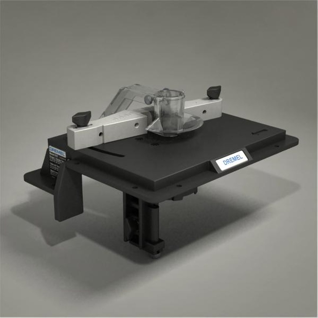 3ds Max Dremel Shaper-router Table