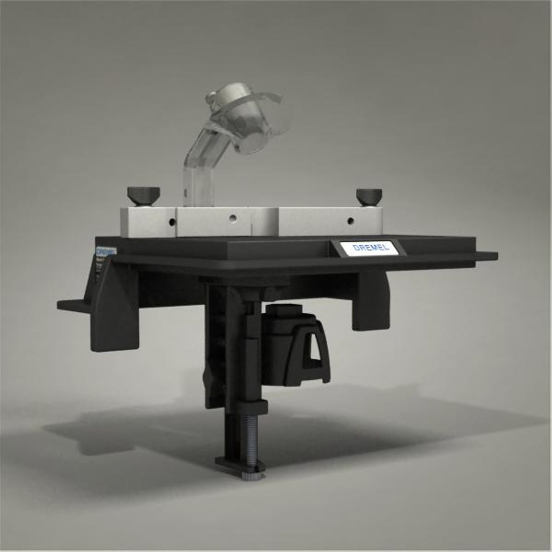 3ds Max Dremel Shaper-router Table