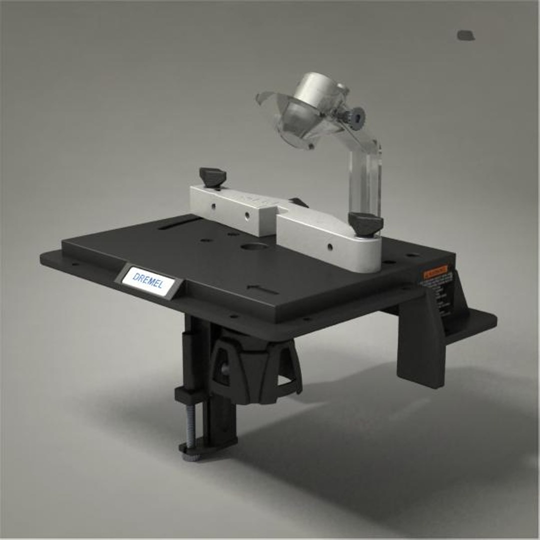 3ds Max Dremel Shaper-router Table