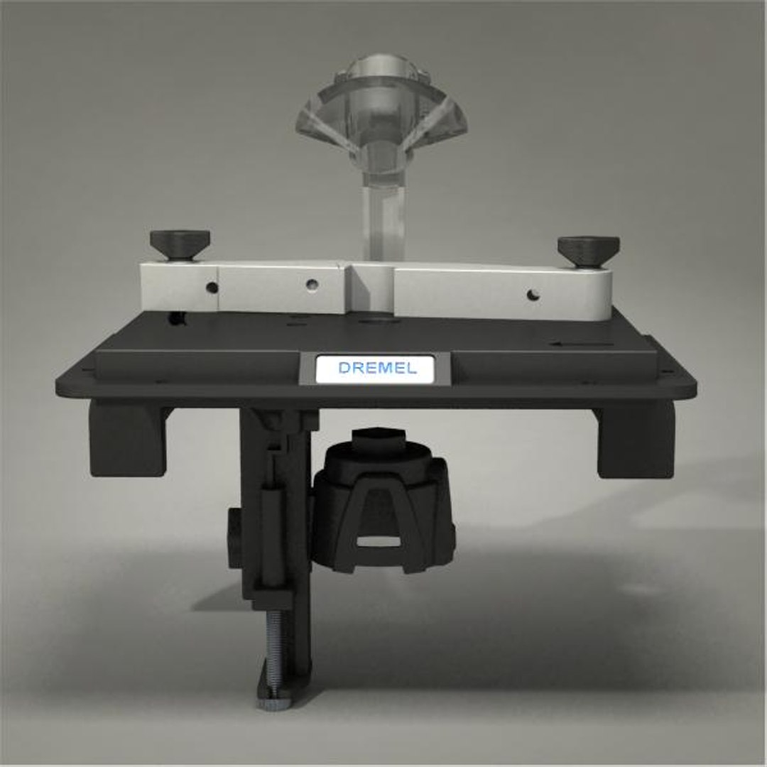3ds Max Dremel Shaper-router Table