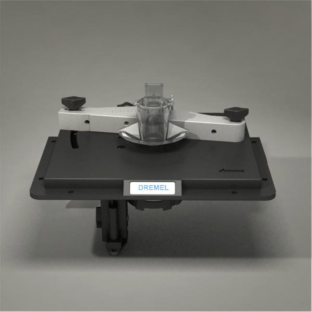 3ds Max Dremel Shaper-router Table