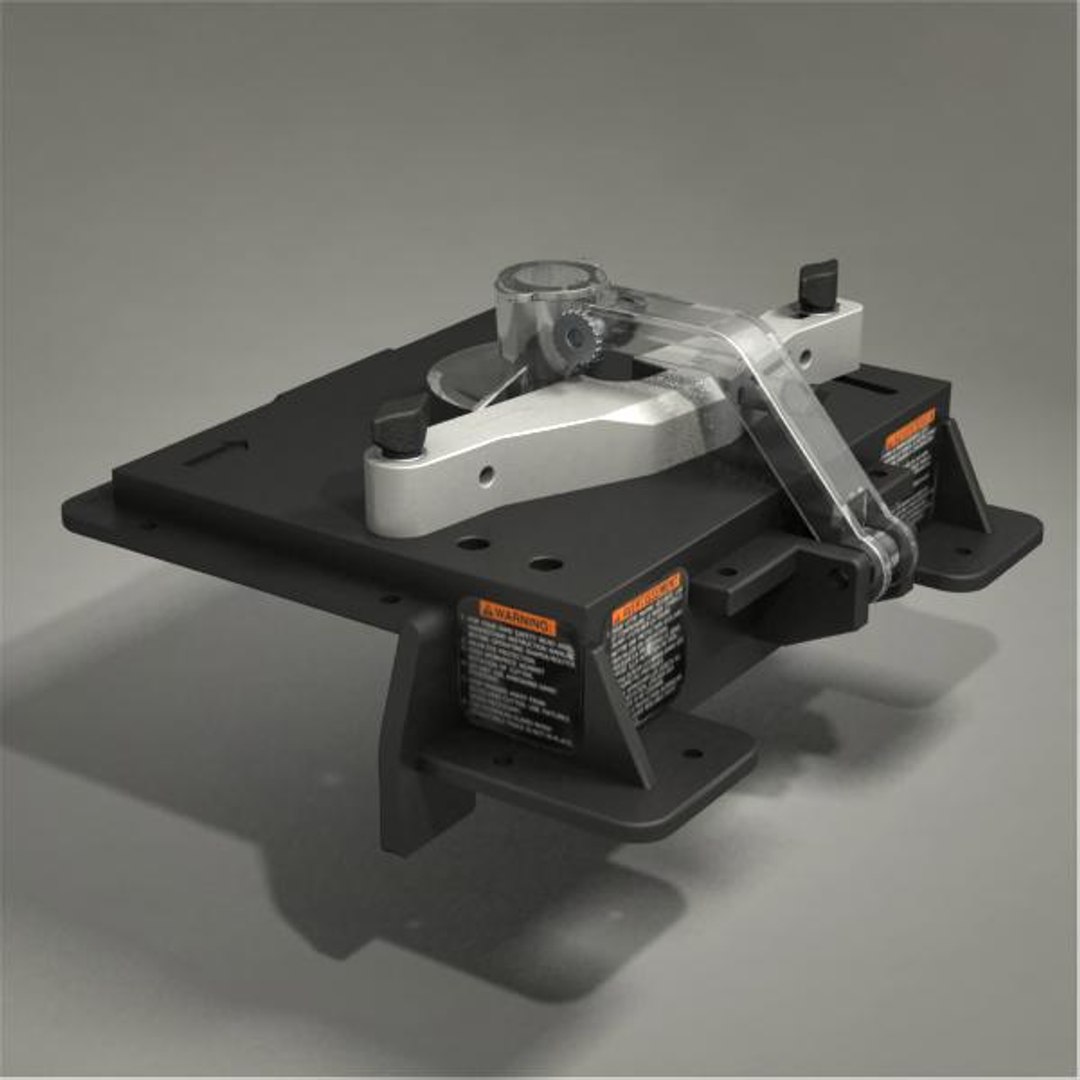 3ds Max Dremel Shaper-router Table