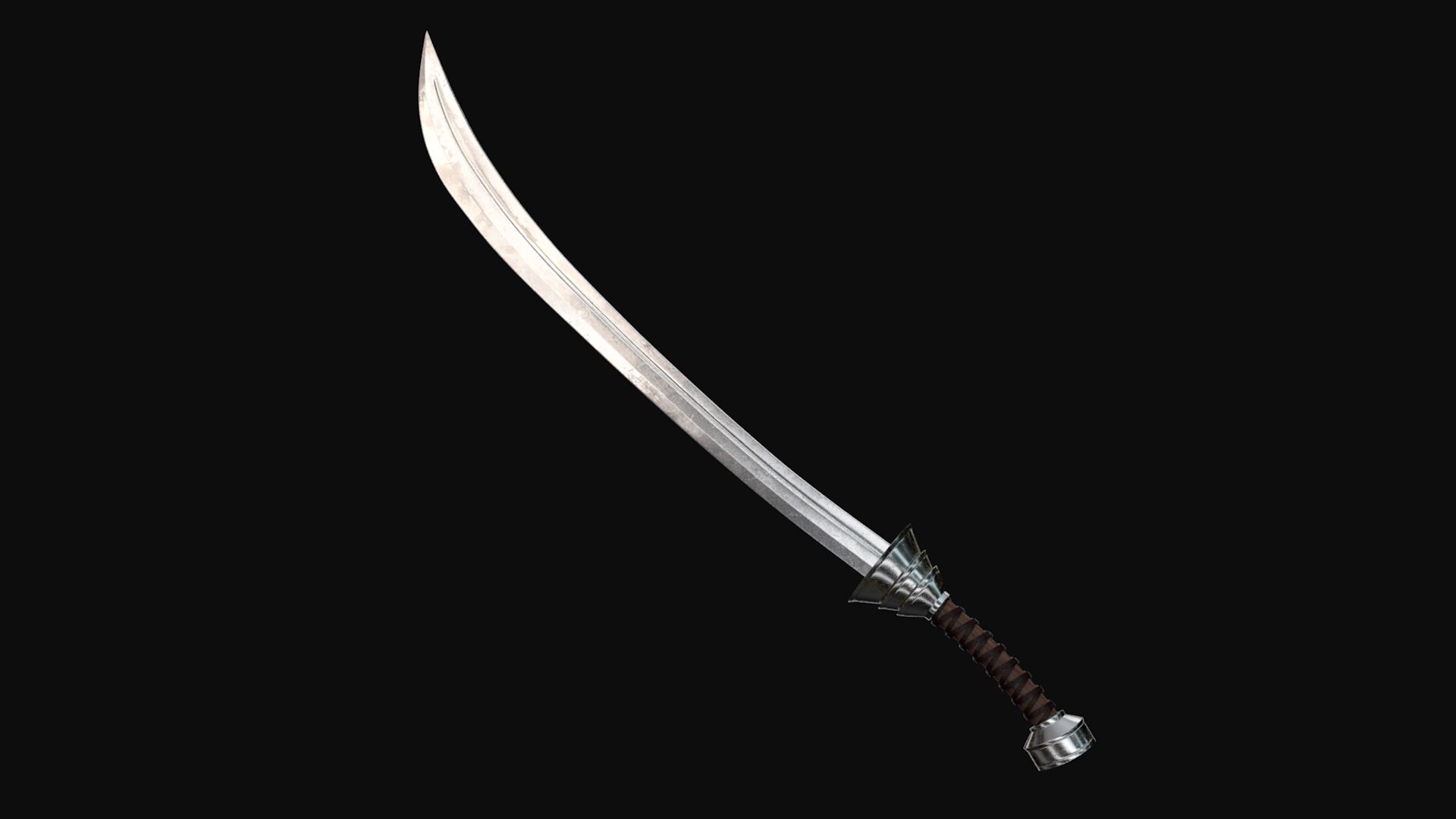 Saber sabre sword 3D model - TurboSquid 1654425
