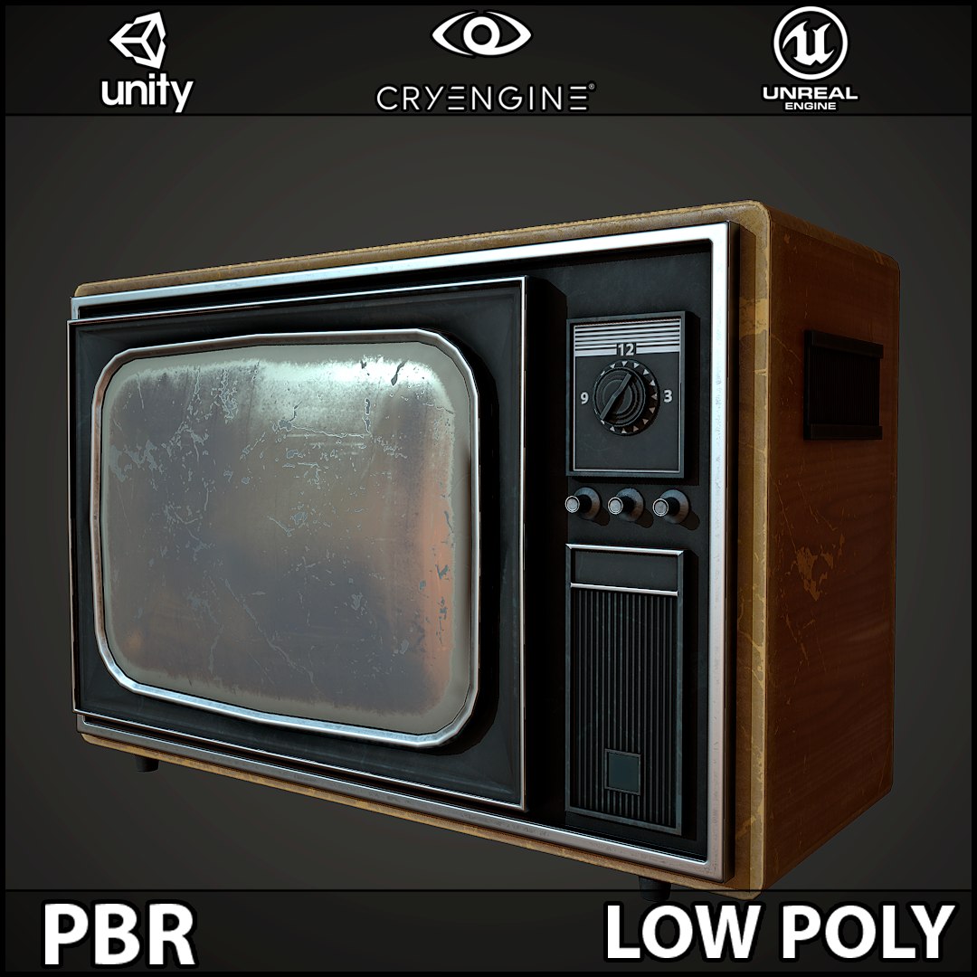 Old Tv 3D Model | 1148884 | TurboSquid