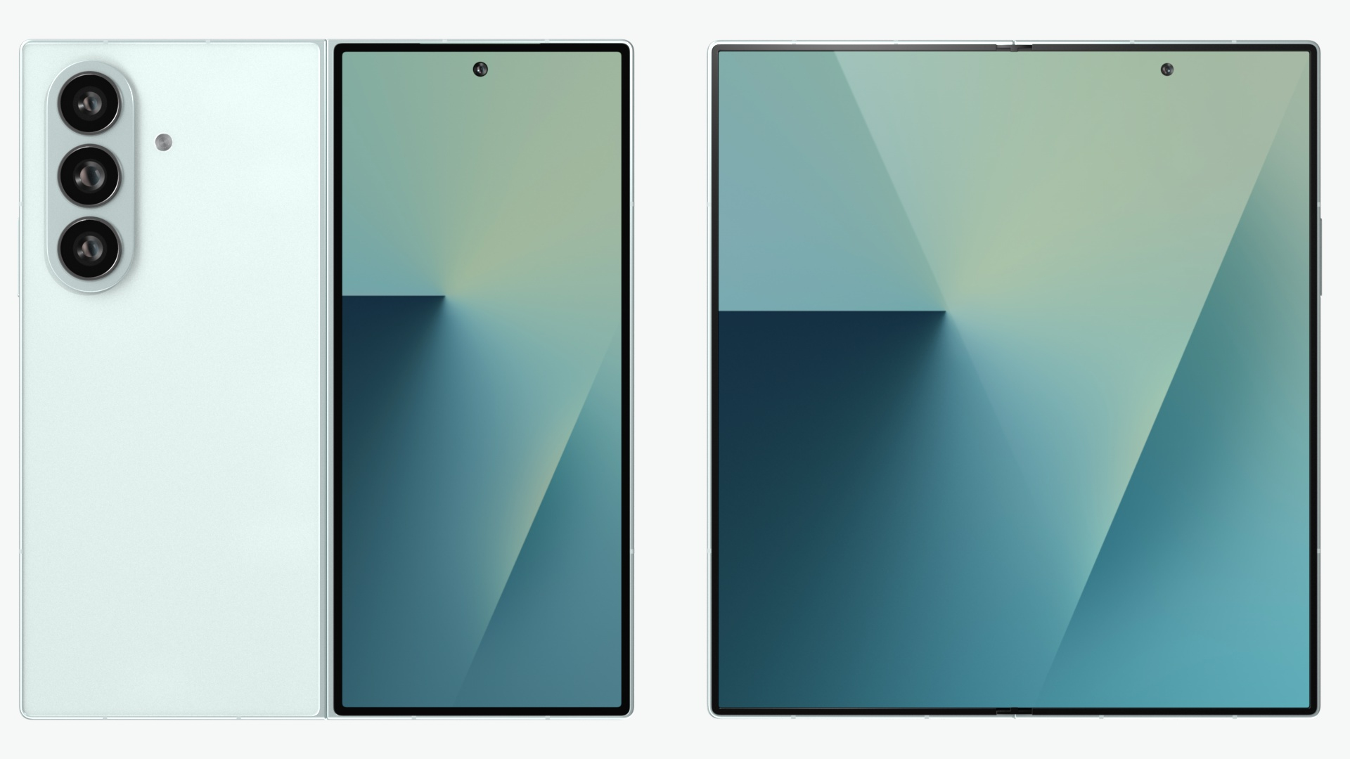 3D Samsung Galaxy Z Fold 7 Mint - TurboSquid 2432100