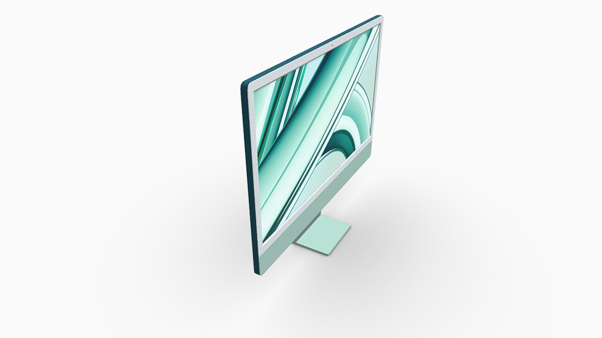 3D Apple IMac Monitor Screen 24-Inch Green Model - TurboSquid 2261413