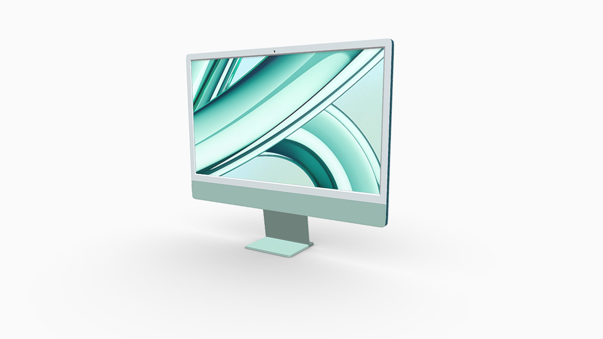 3D Apple IMac Monitor Screen 24-Inch Green Model - TurboSquid 2261413