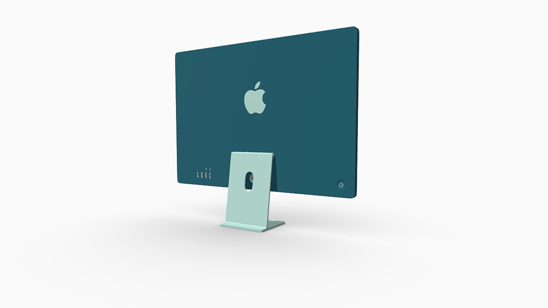 3D Apple IMac Monitor Screen 24-Inch Green Model - TurboSquid 2261413