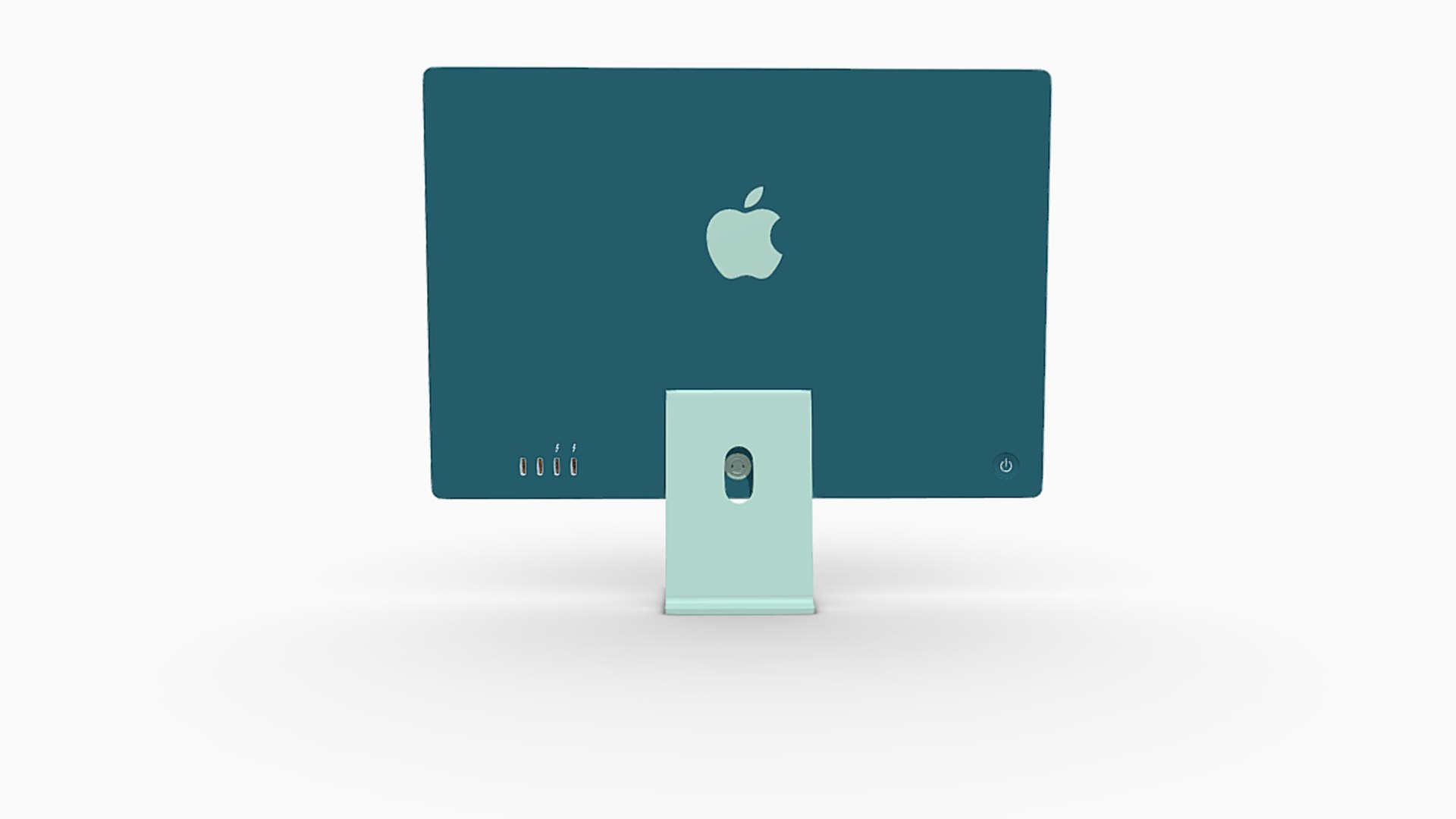 3D Apple IMac Monitor Screen 24-Inch Green Model - TurboSquid 2261413