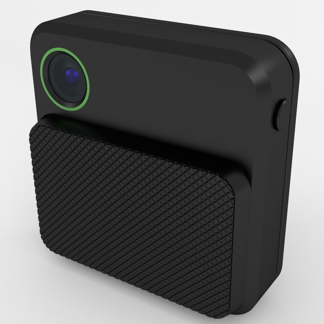 wearable body camera 3d max