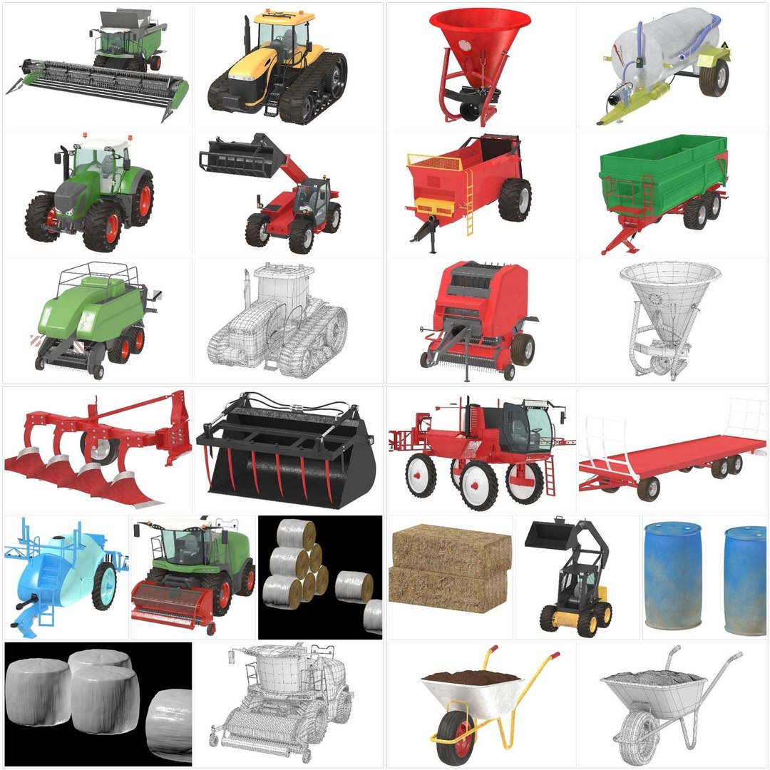 무료 Agricultural machinery 3D 모델 - TurboSquid 1943066