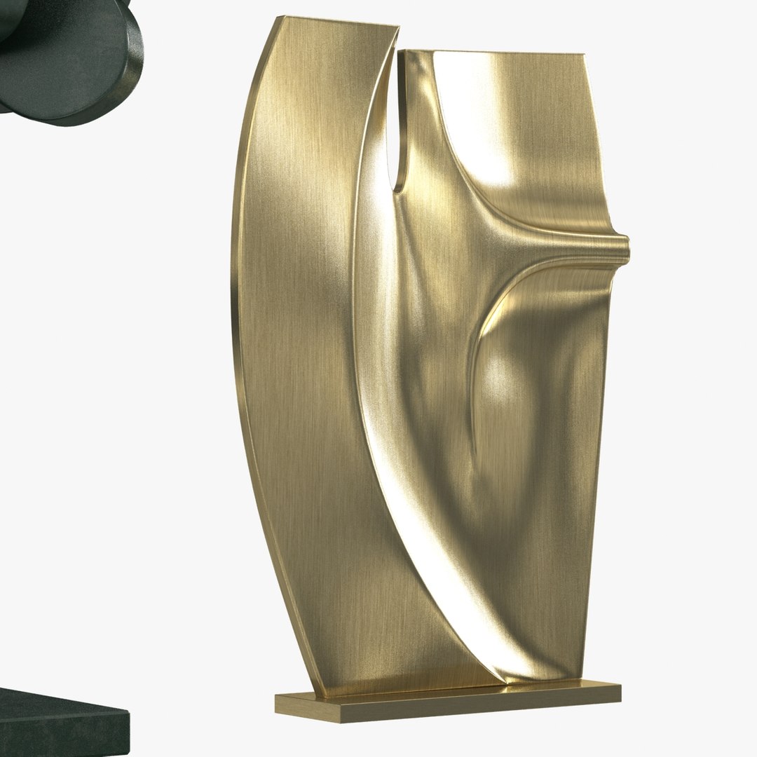 Sculptures Metal Dark 3D Model - TurboSquid 1266902