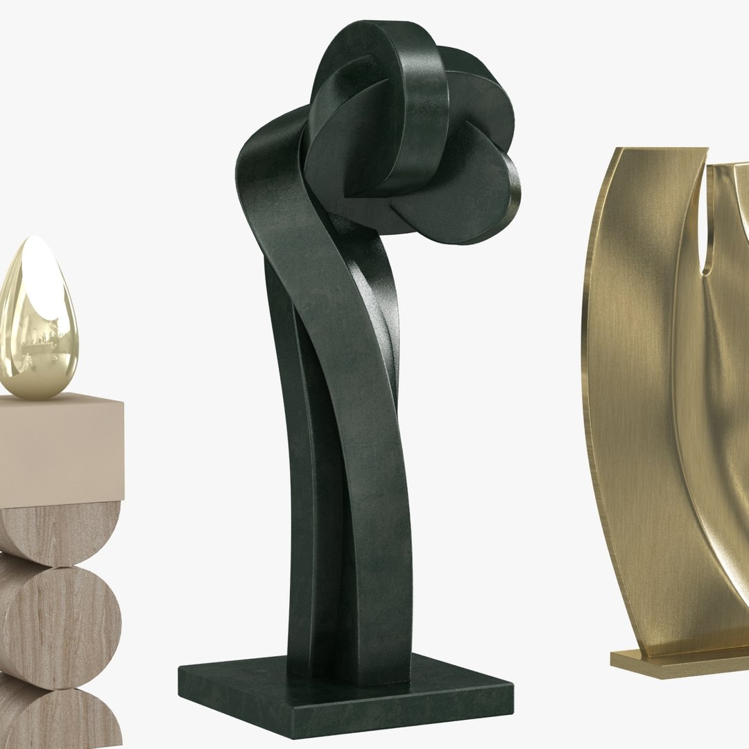 Sculptures Metal Dark 3D Model - TurboSquid 1266902