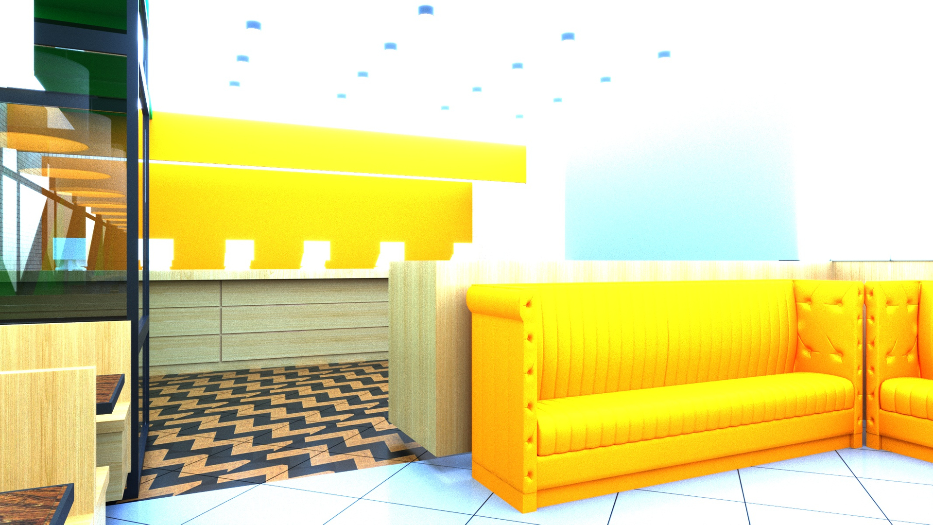 3D Cafe Interior - TurboSquid 1785729