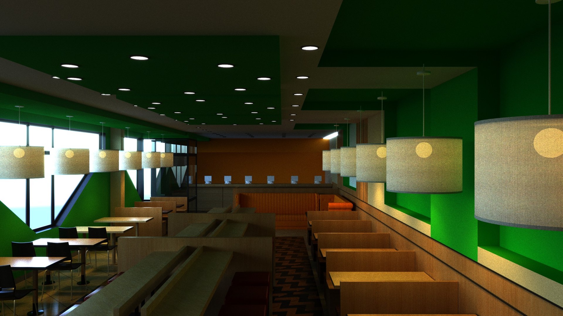 3D Cafe Interior - TurboSquid 1785729