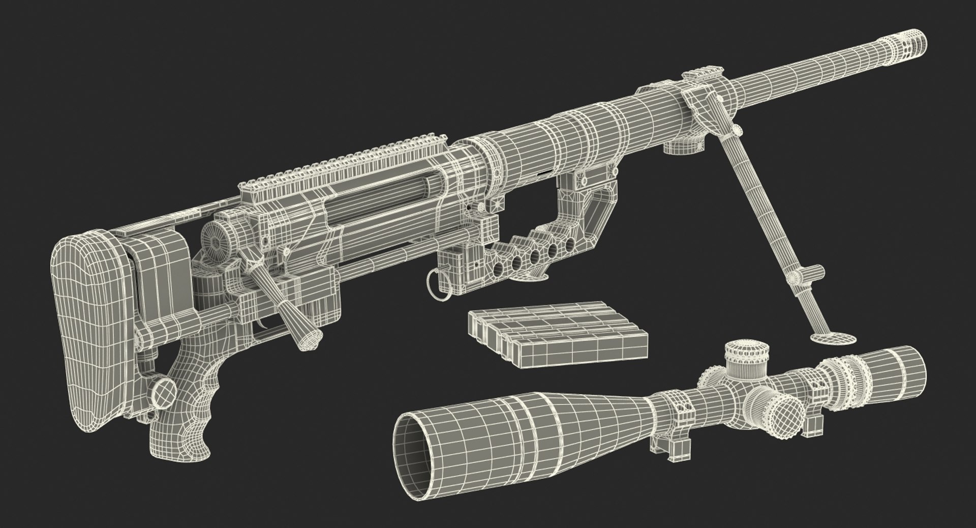 Cheytac M200 Long Range 3D Model | 1145918 | TurboSquid