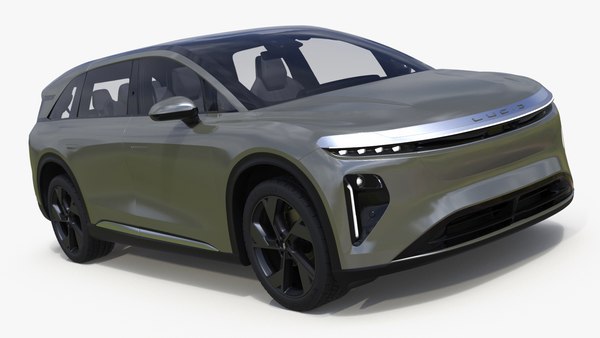 루시드 그래비티 2024 전기 SUV 올리브색 3D 모델 - TurboSquid 2290499