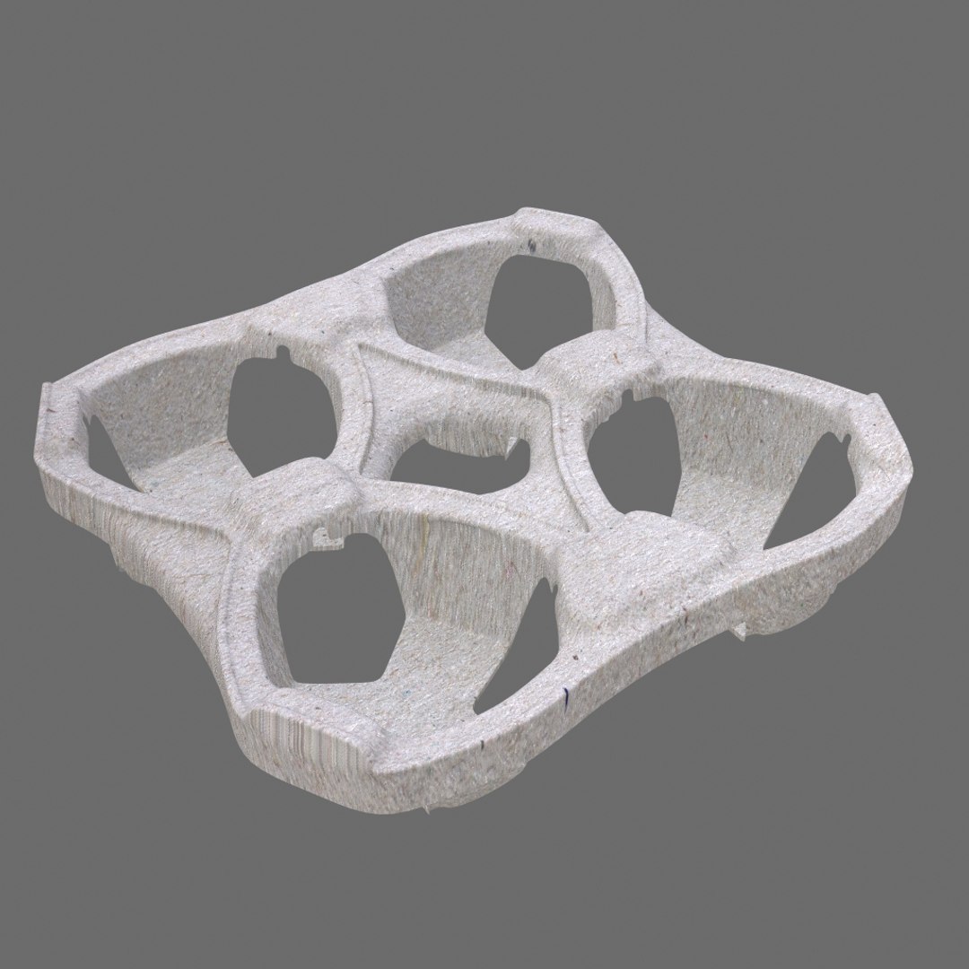 3d cardboard coffee cup holder model