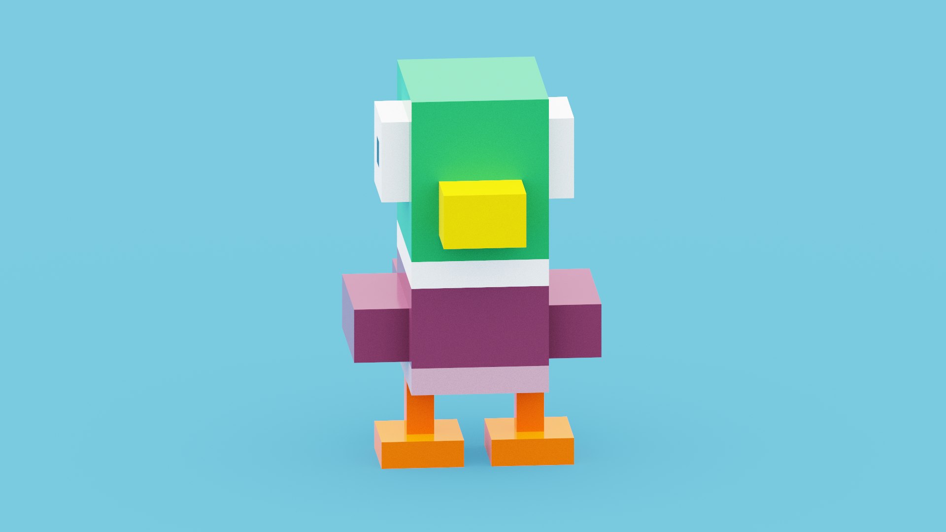 Minecraft Duck 3D - TurboSquid 2080193