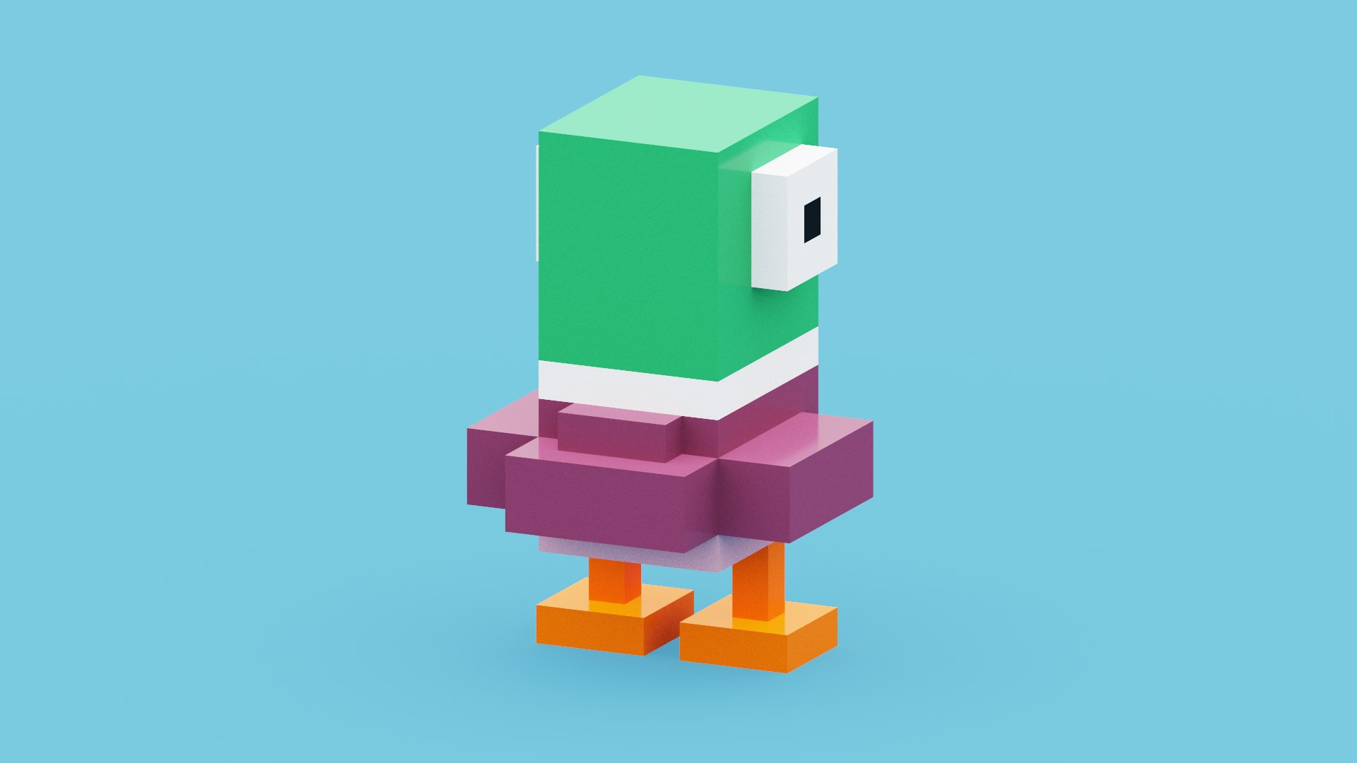 Minecraft Duck 3D - TurboSquid 2080193