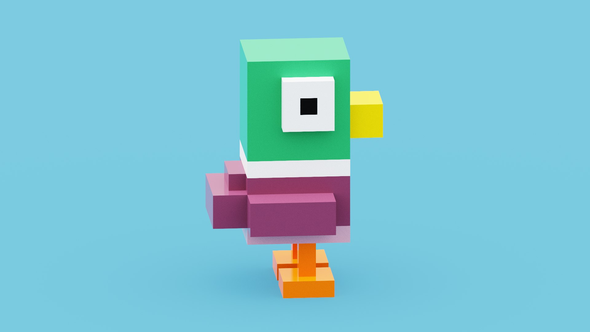 Minecraft Duck 3D - TurboSquid 2080193