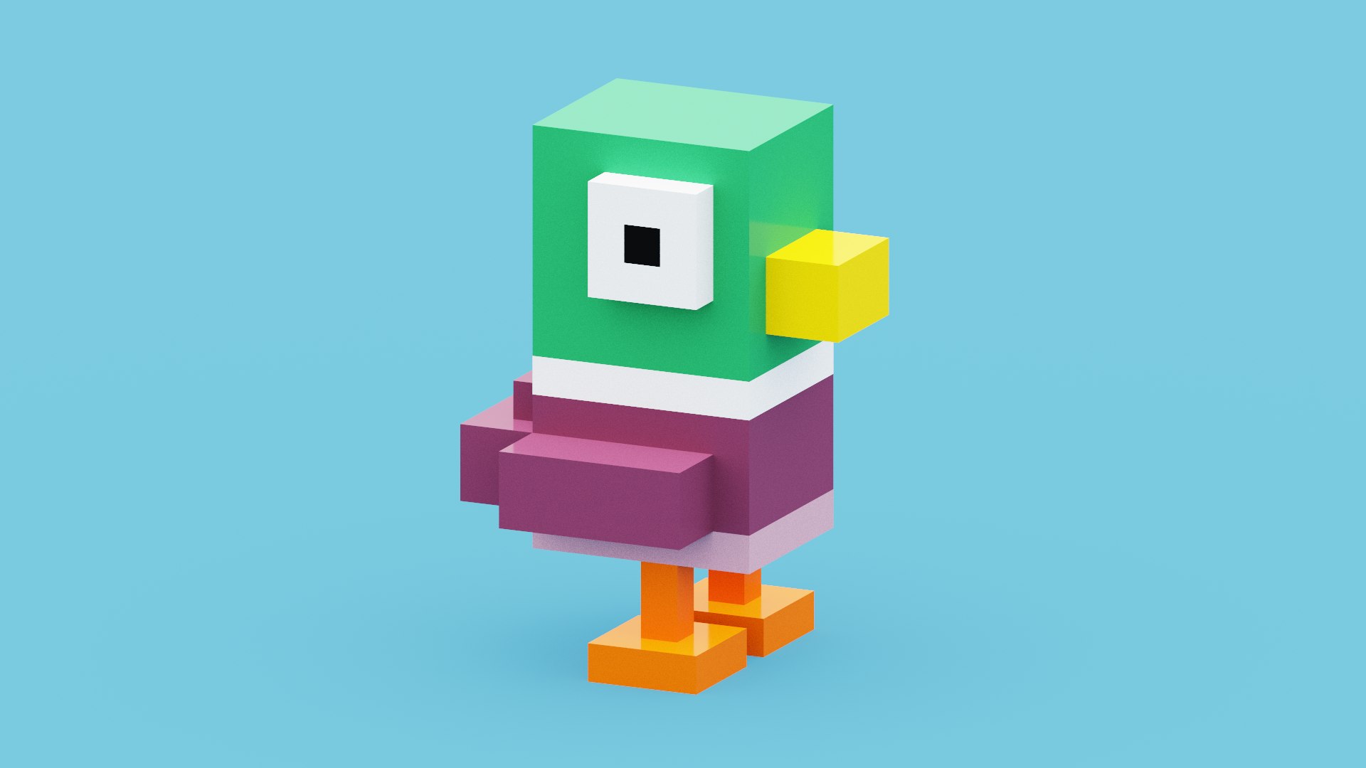 Minecraft Duck 3D - TurboSquid 2080193