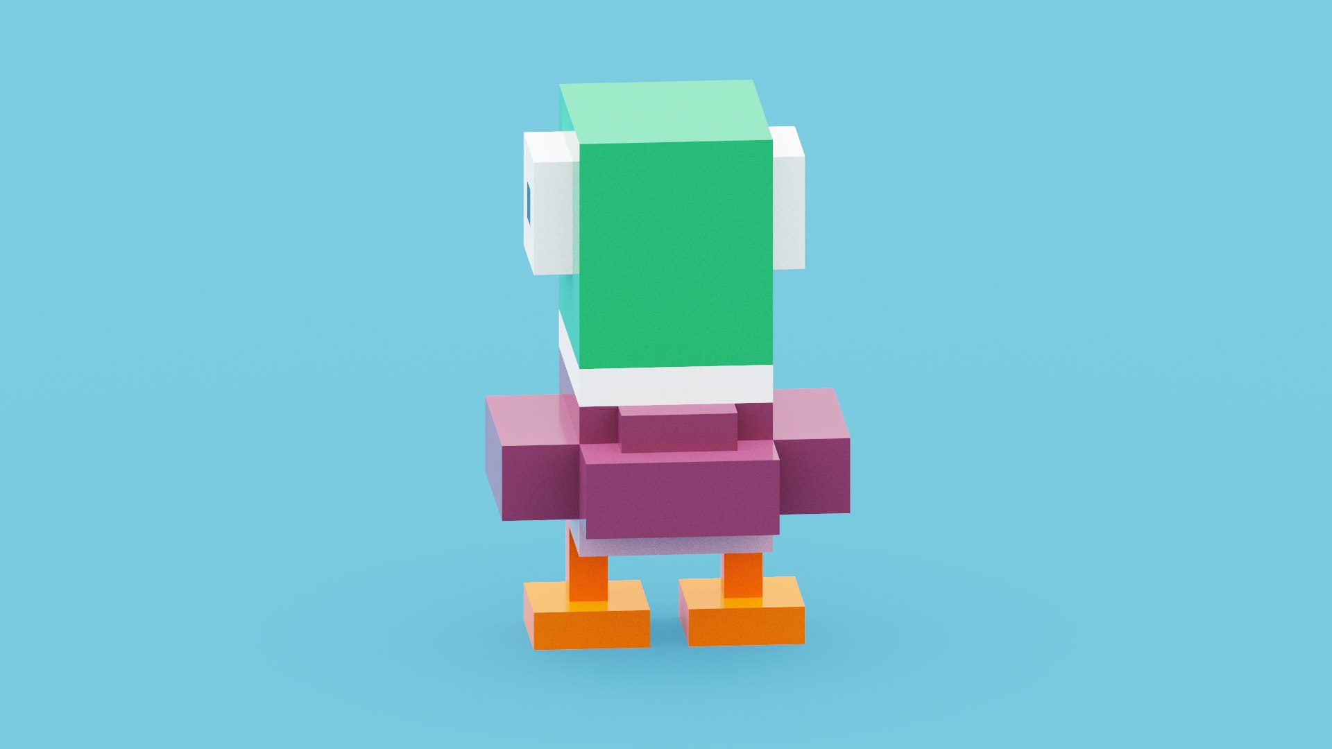 Minecraft Duck 3D - TurboSquid 2080193