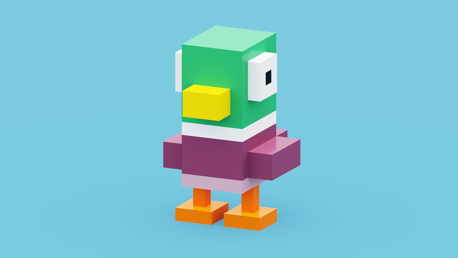 Minecraft Duck 3D - TurboSquid 2080193