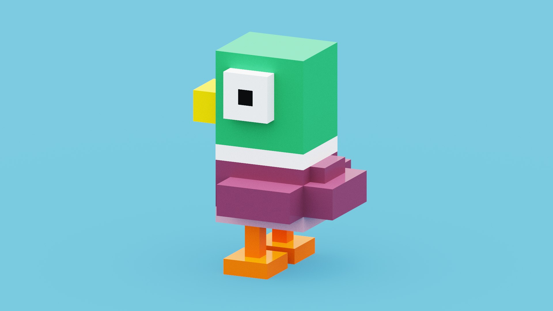 Minecraft Duck 3D - TurboSquid 2080193