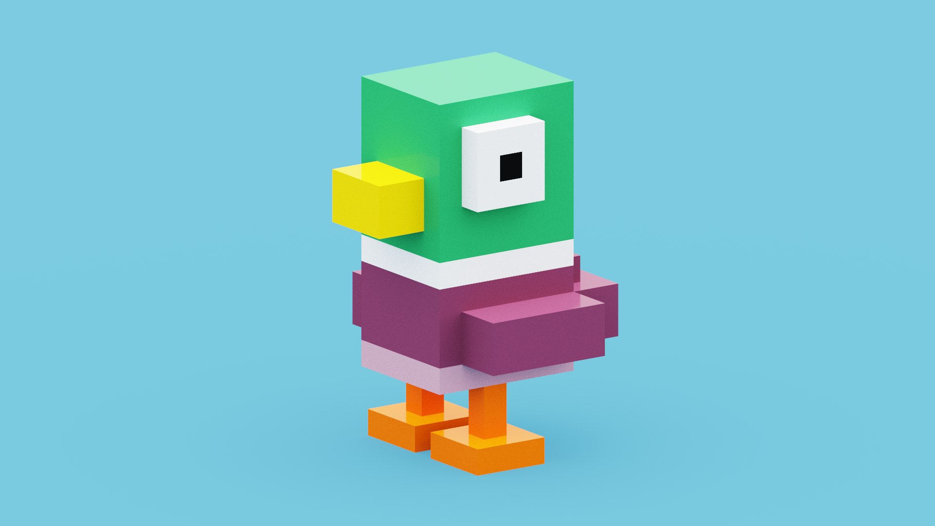 Minecraft Duck 3D - TurboSquid 2080193