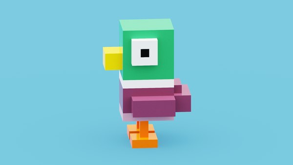 modelo 3d pato minecraft - TurboSquid 2080193
