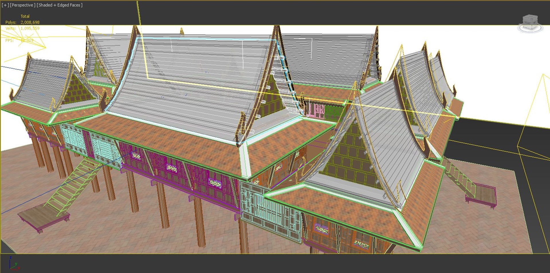 Thai Traditional House 3D Model - TurboSquid 1246617