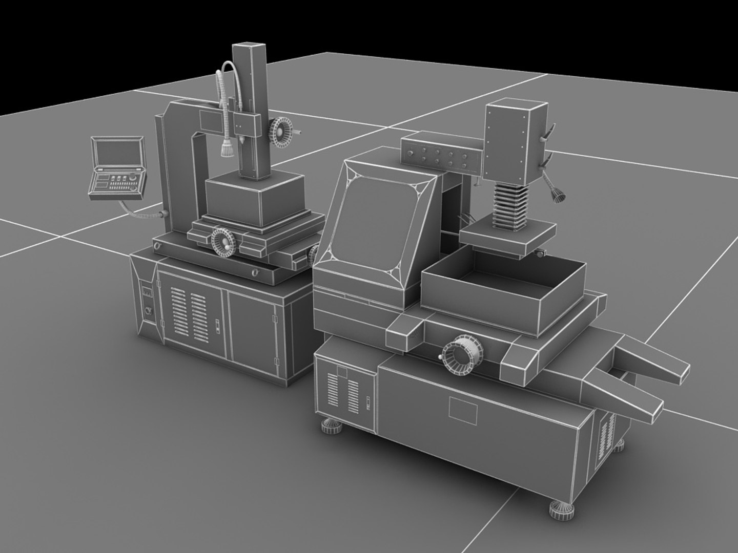 Wire Cutting Edm 3d Model