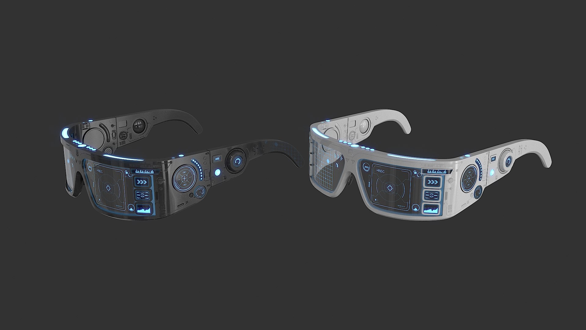 Sci Fi Smart Glasses 3D Model - TurboSquid 2385713