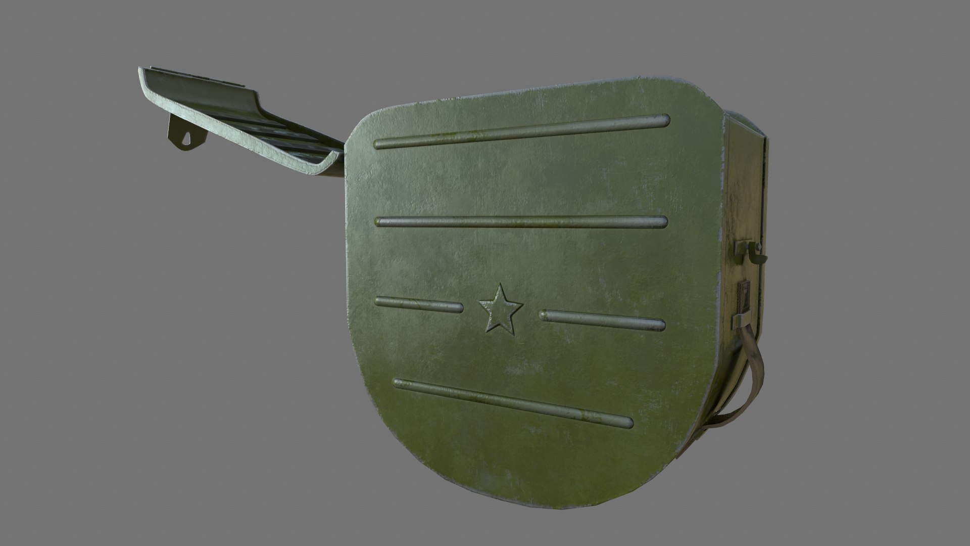 3D Ammunition Box Dp27 Model - TurboSquid 1245928