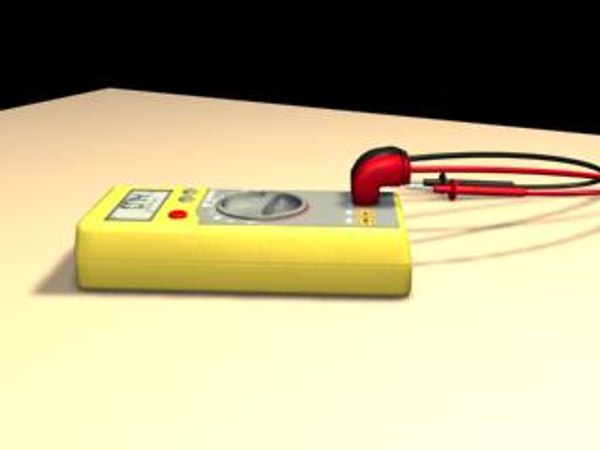 3d model volt meter