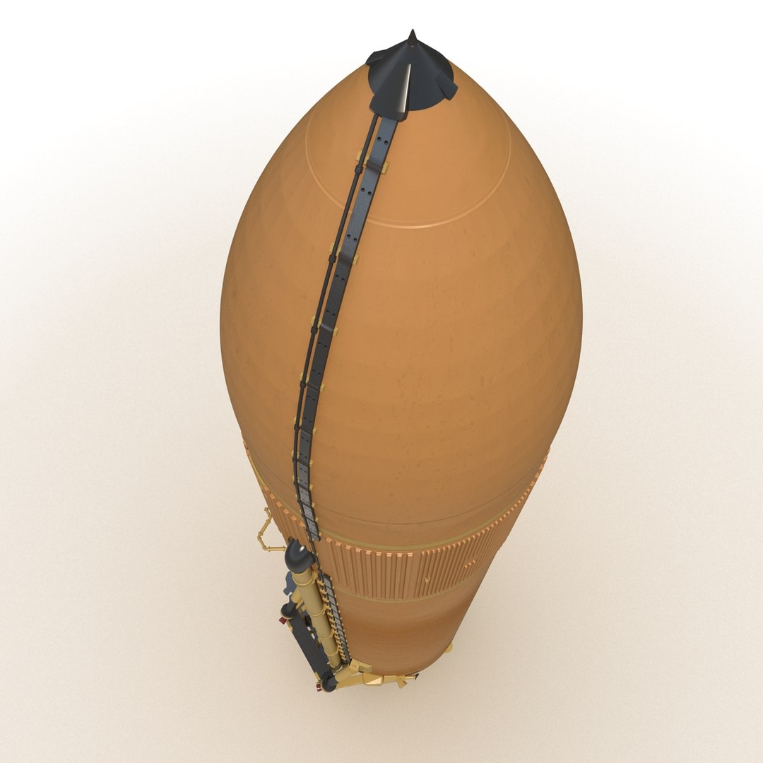 3d Model Space Shuttle External Tank