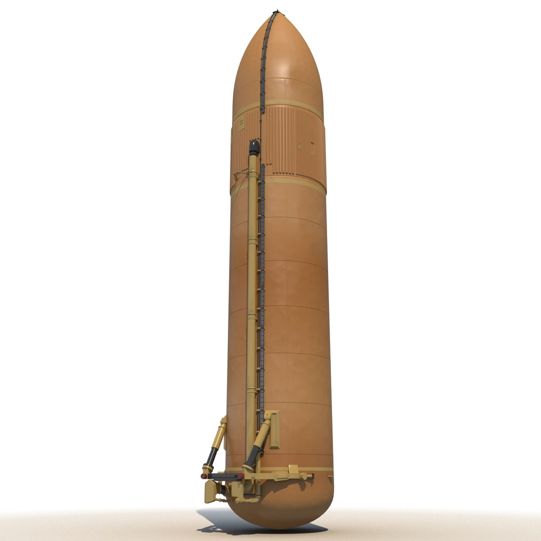 3d model space shuttle external tank
