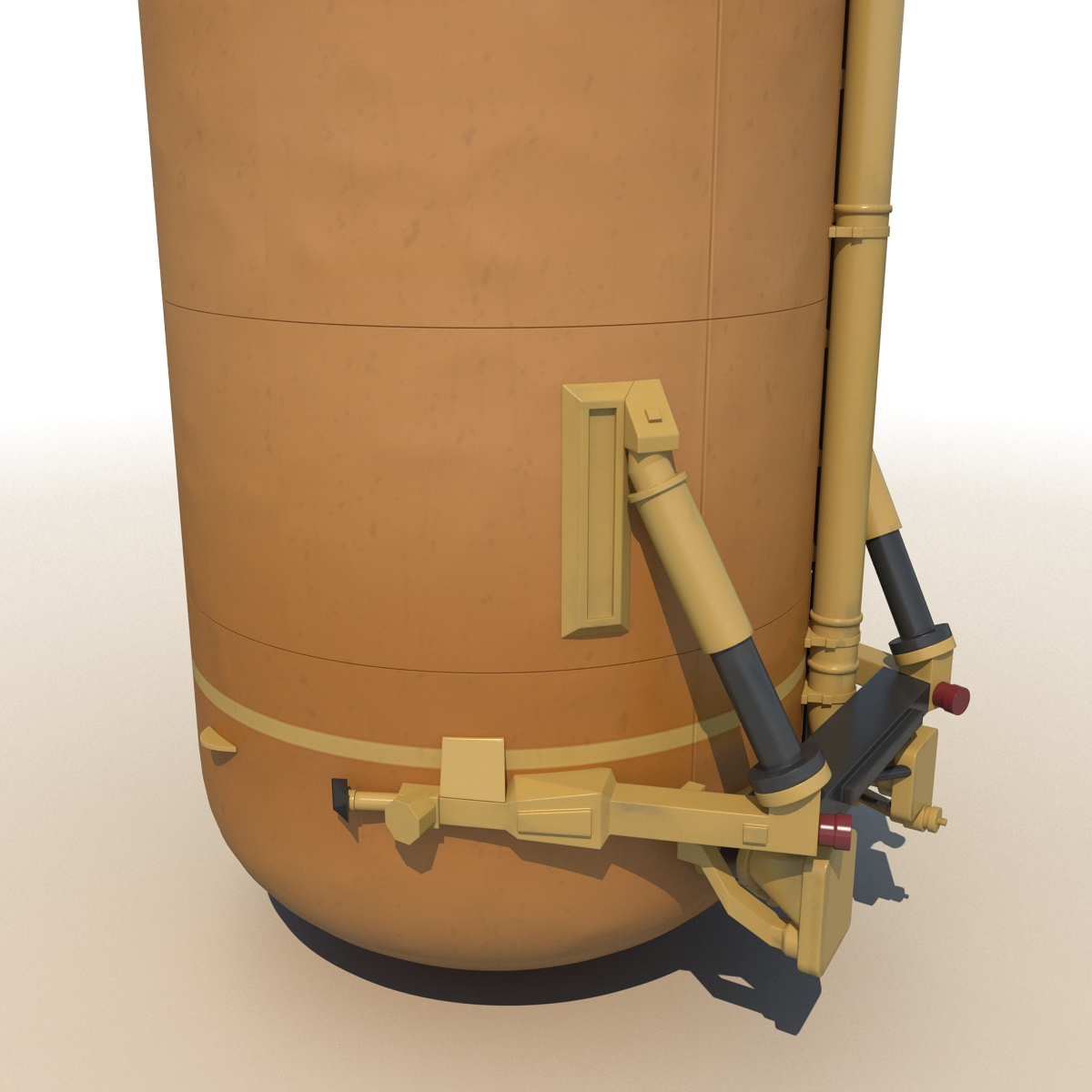 3d model space shuttle external tank