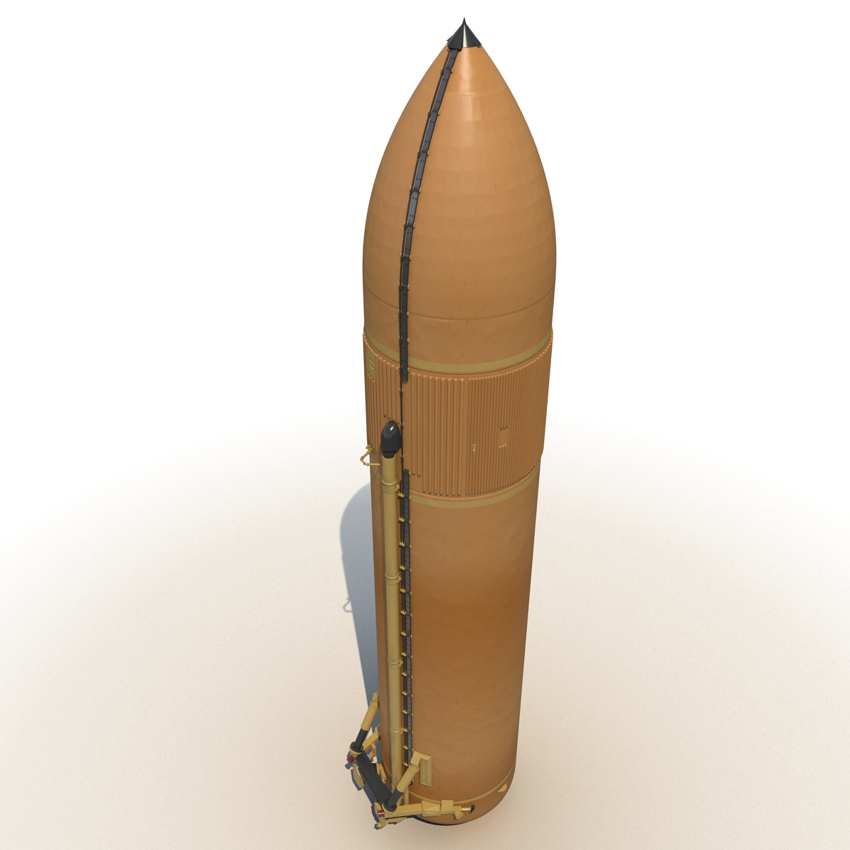 3d model space shuttle external tank