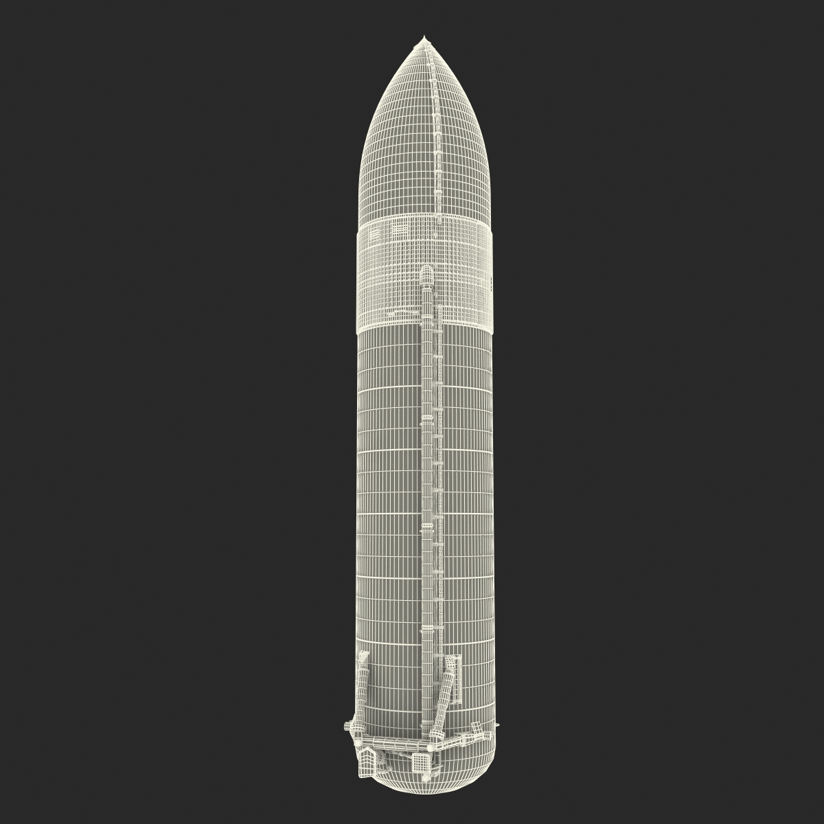 3d model space shuttle external tank
