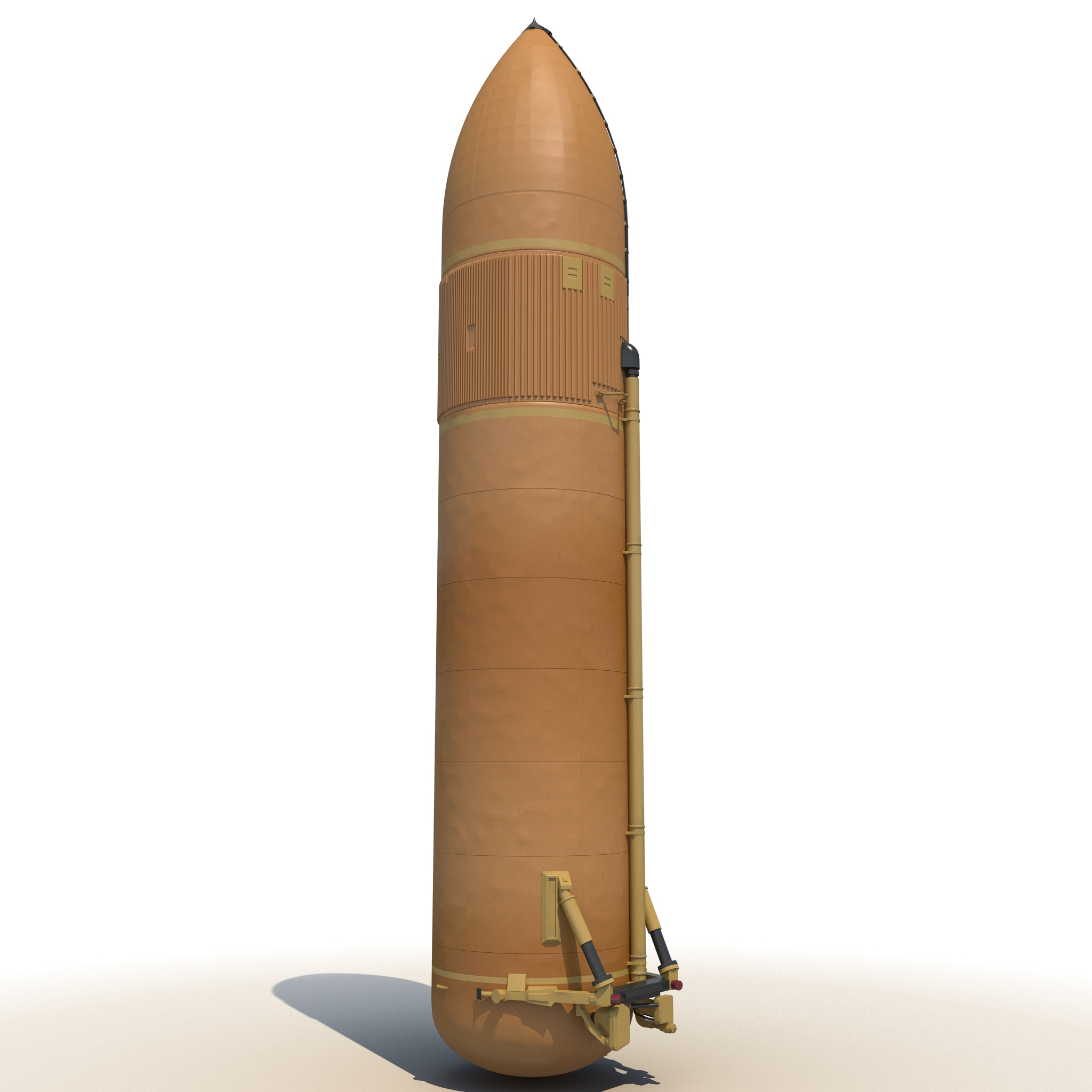 3d model space shuttle external tank