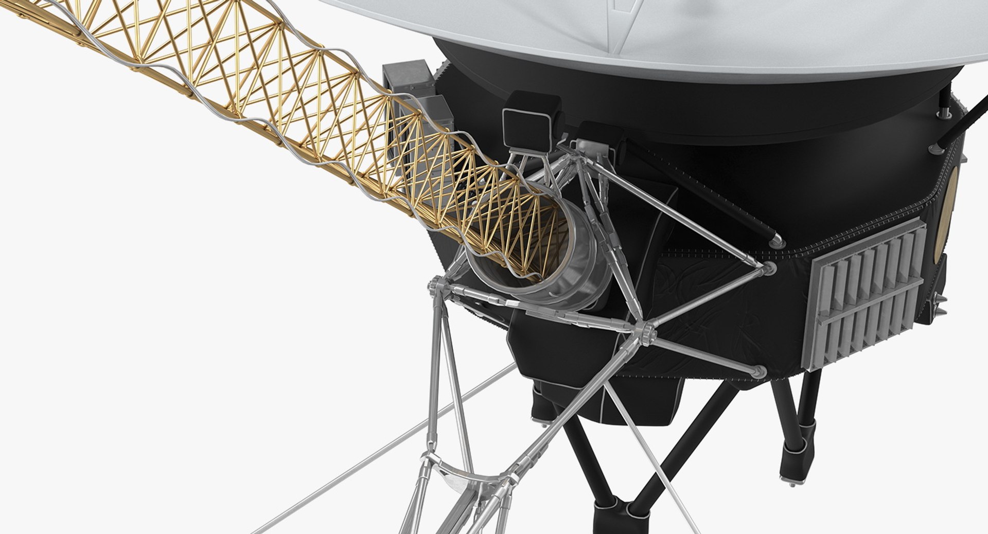 Voyager spacecraft probe space 3D model - TurboSquid 1365112