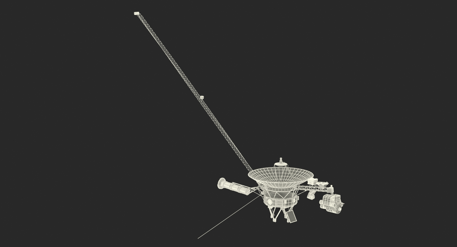 Voyager Spacecraft Probe Space 3D Model - TurboSquid 1365112