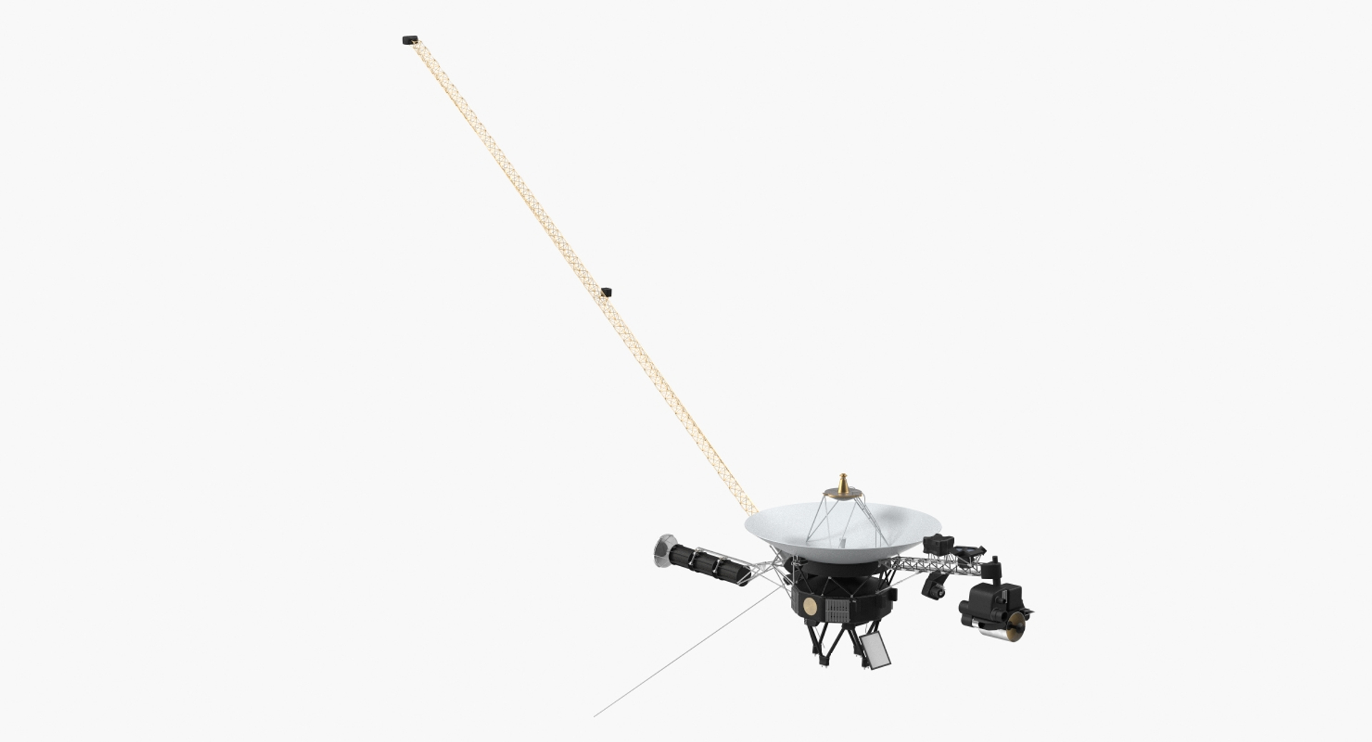 Voyager Spacecraft Probe Space 3D Model - TurboSquid 1365112