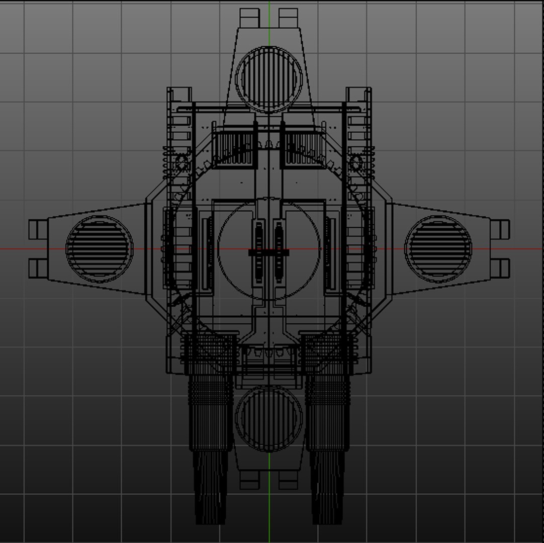 twin turret obj