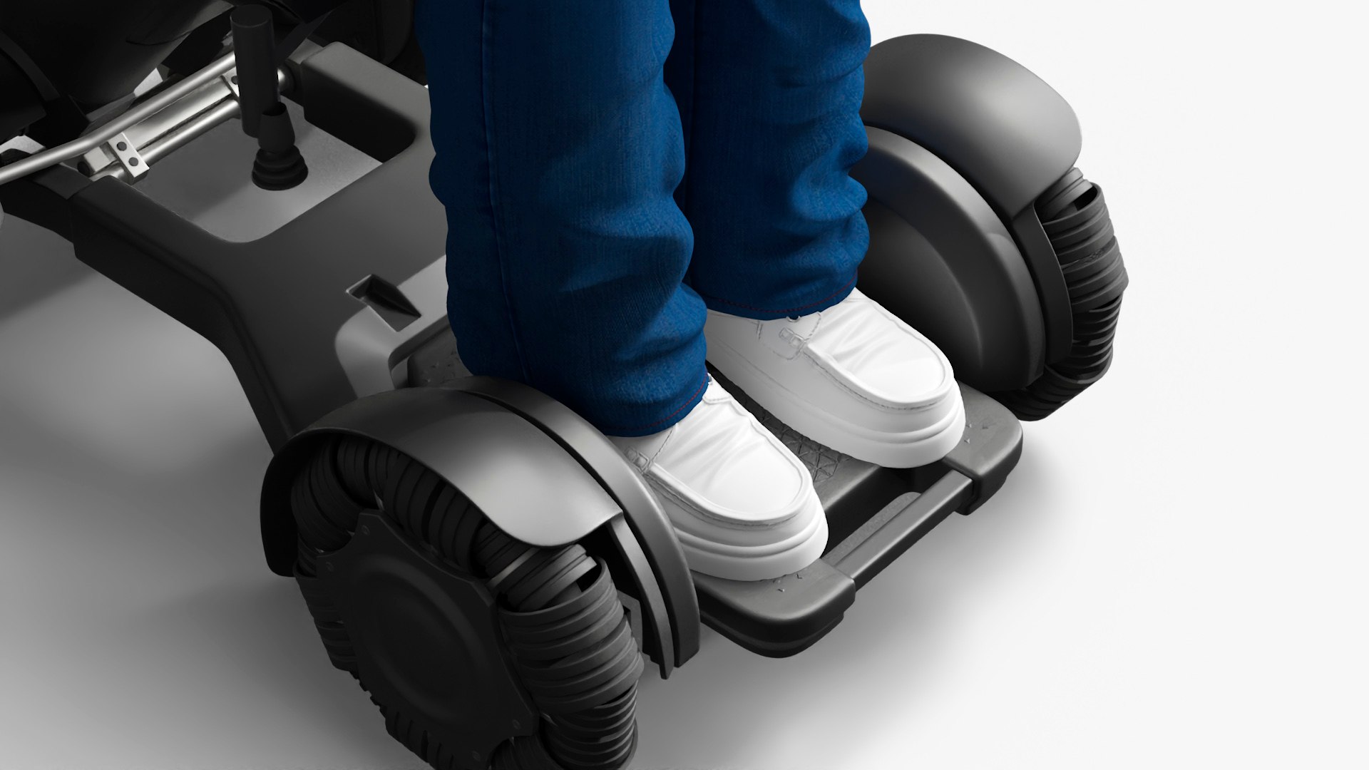 3D Mobility Scooter And Afro American Man Model - TurboSquid 2308476